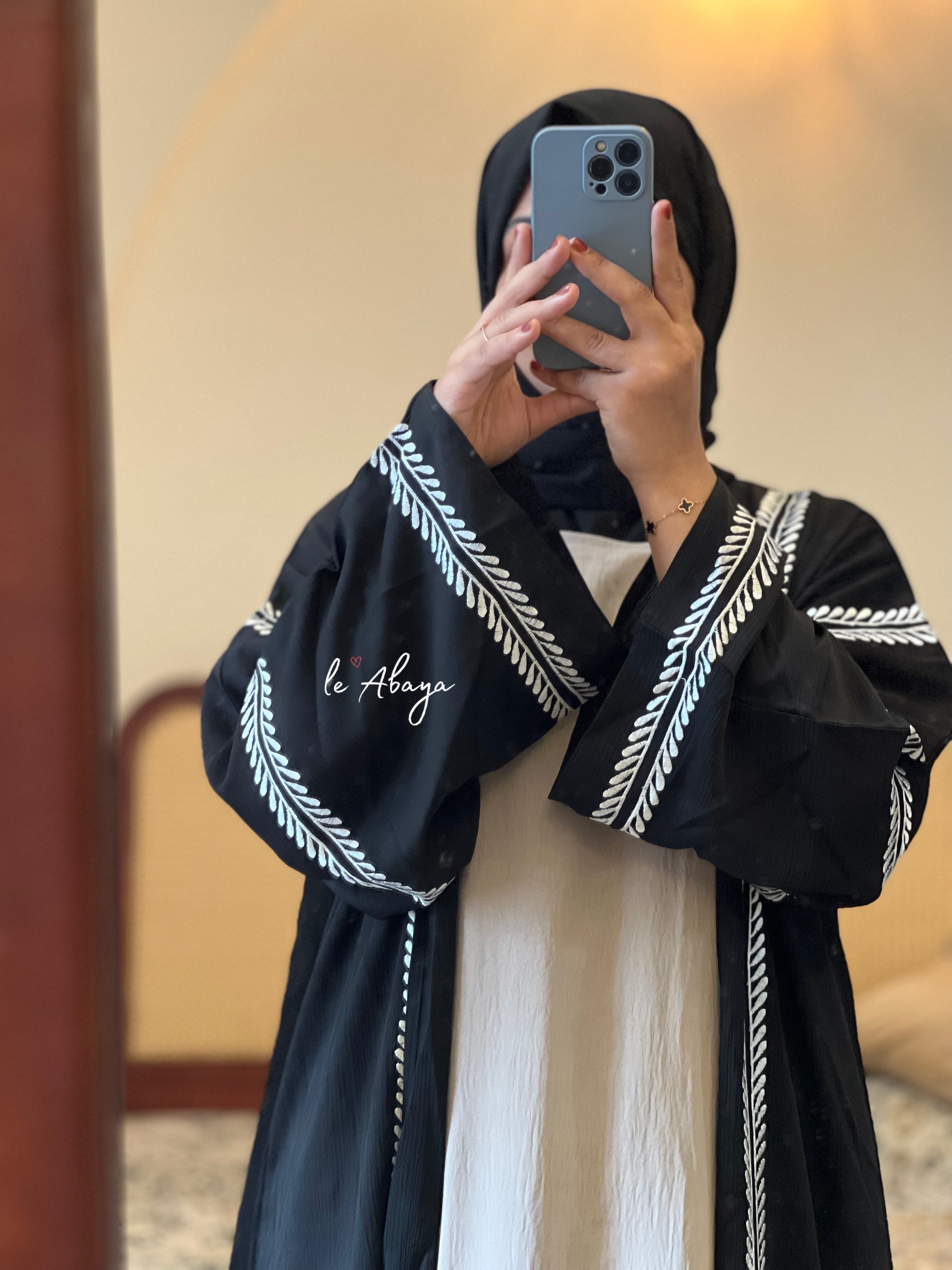 Embroidery 2 pc Abaya – le Abaya